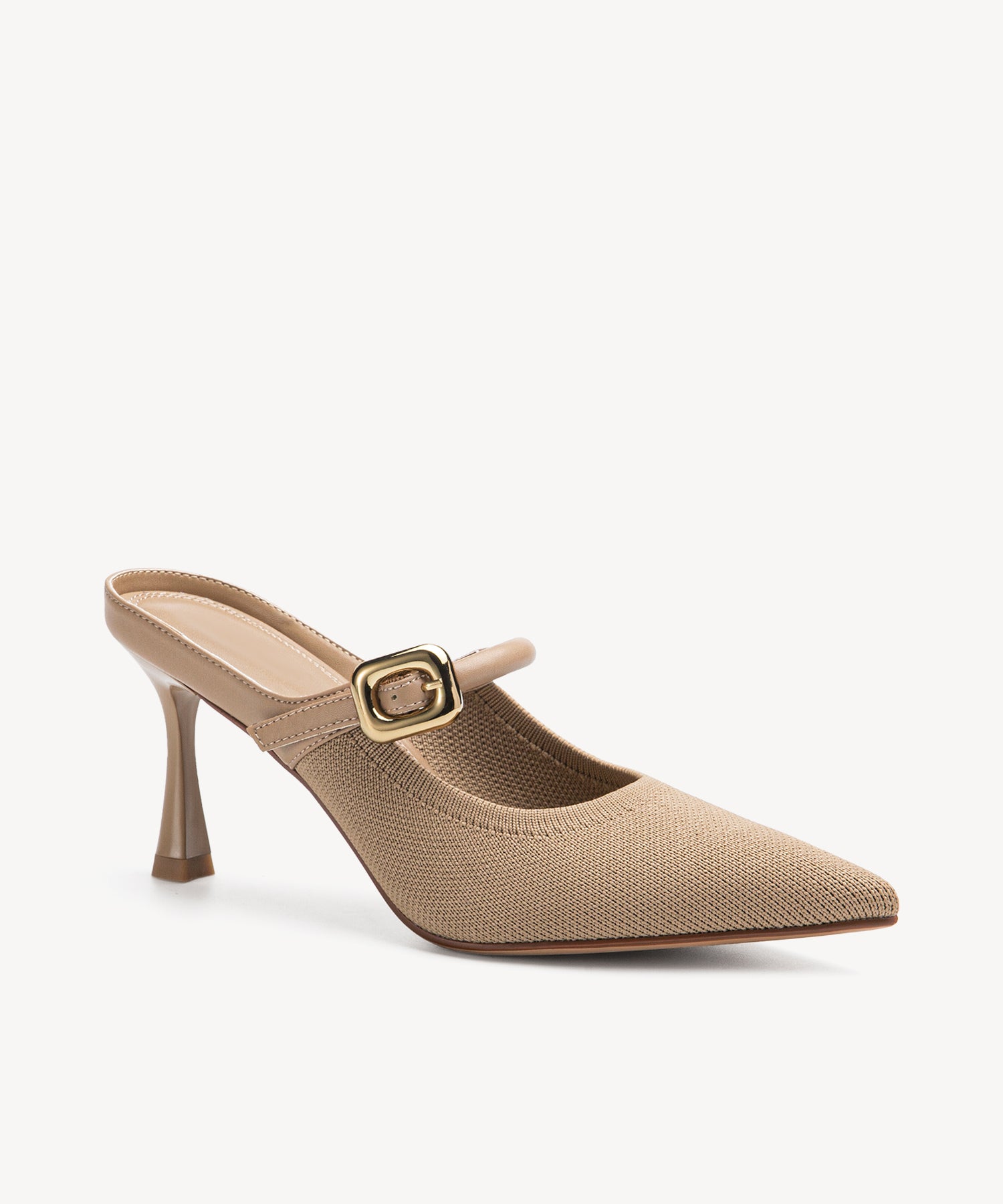 GraceLithe Pointed Toe Heeled Mules - Cosy Island
